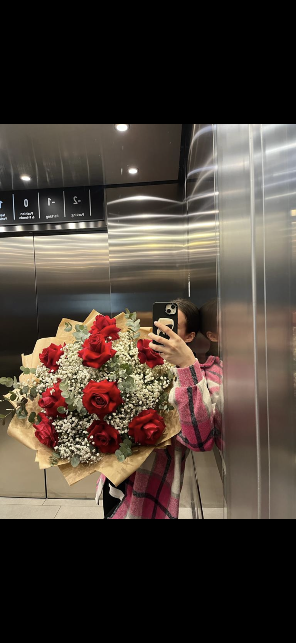 Buket gipsofila i ruze - Ivona Flowers